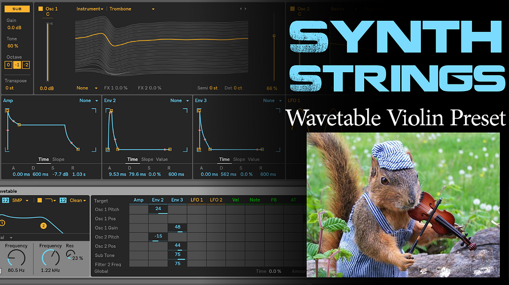 Synth Strings - Wavetable Preset
