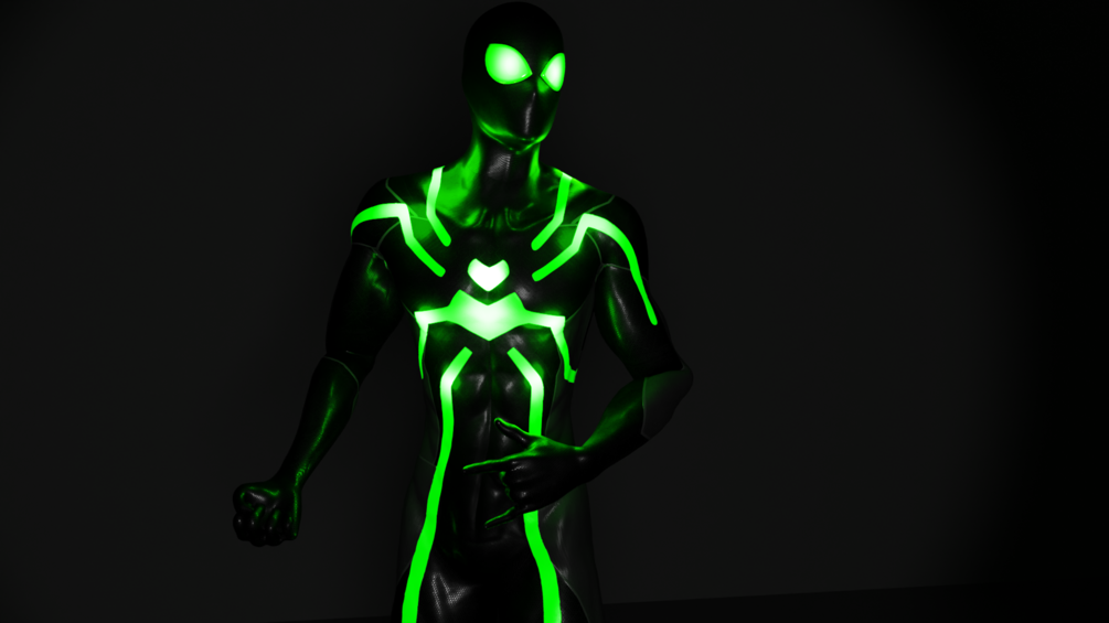 Stealth Suit (Spider-Man) VRCHat Model Unity Package