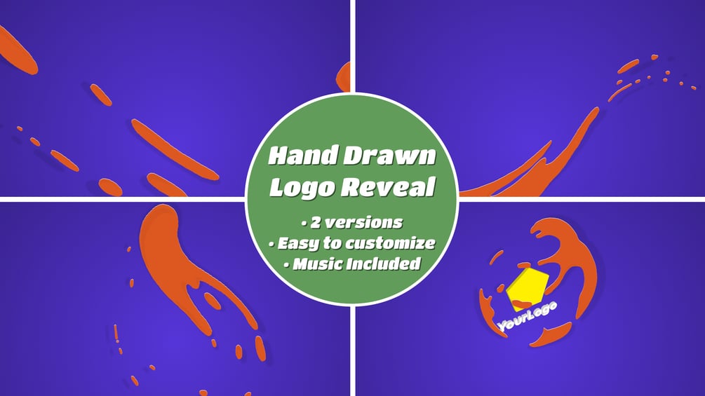 Hand-drawn Logo Animation Template (AE)