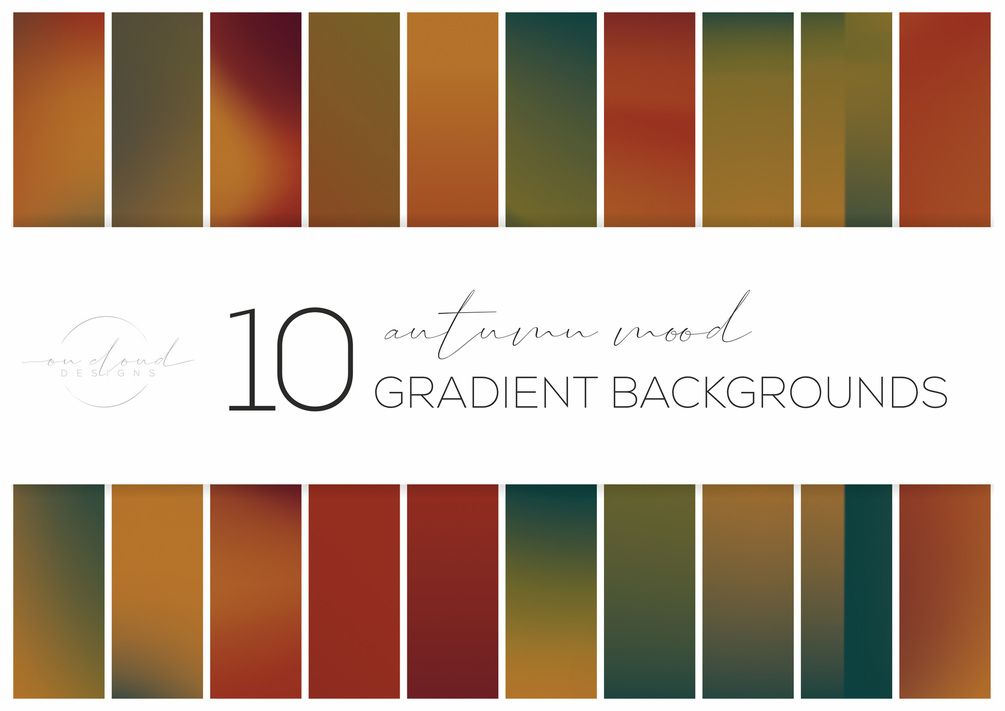 Autumn Mood Gradient Backgrounds