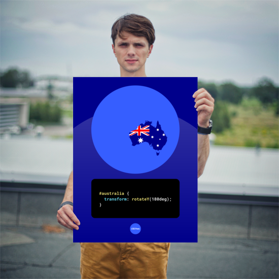 CSS Puns - Australia - Poster