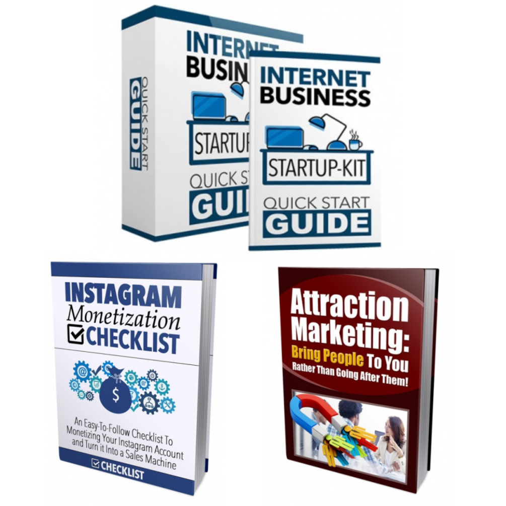 Internet Business Startup Kit Advanced (3 ebooks included)