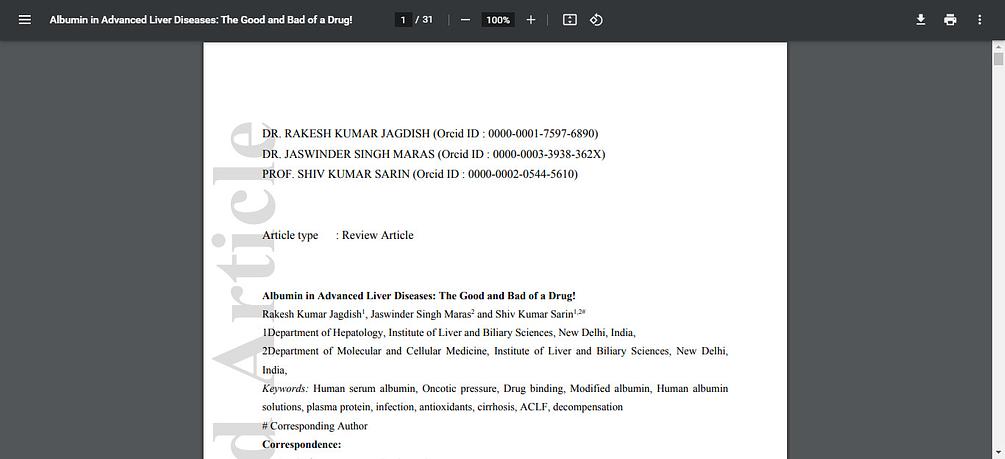 Albumin in Advanced Liver Diseases: The Good and Bad of a Drug.pdf