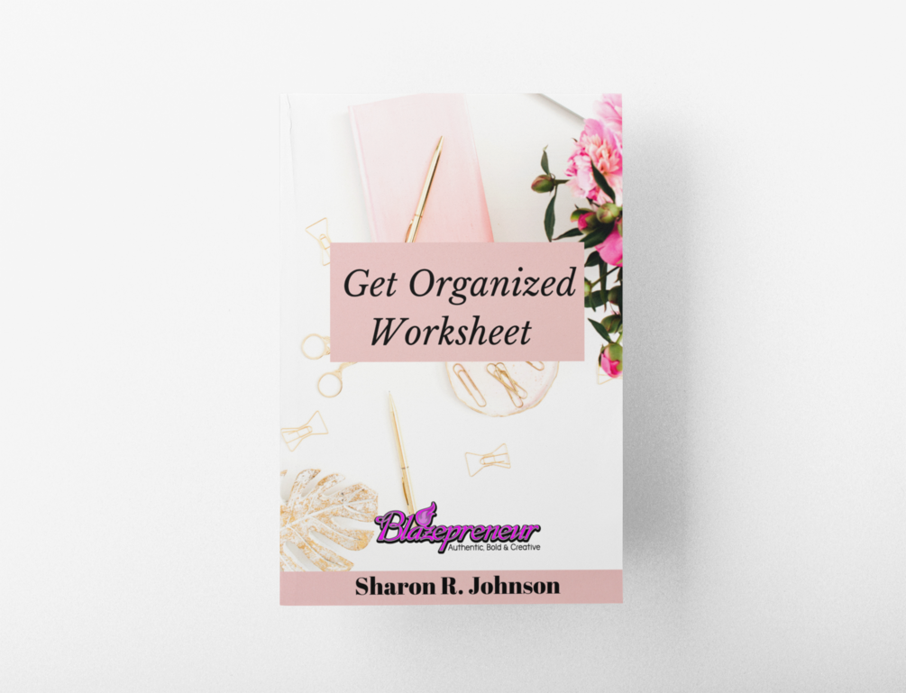 Get Organized Worksheet