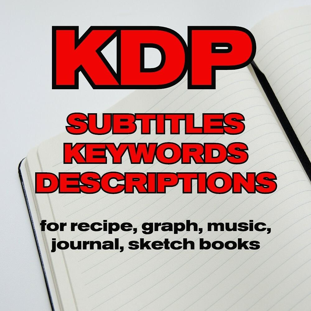 KDP KEYWORDS Descriptions Subtitles