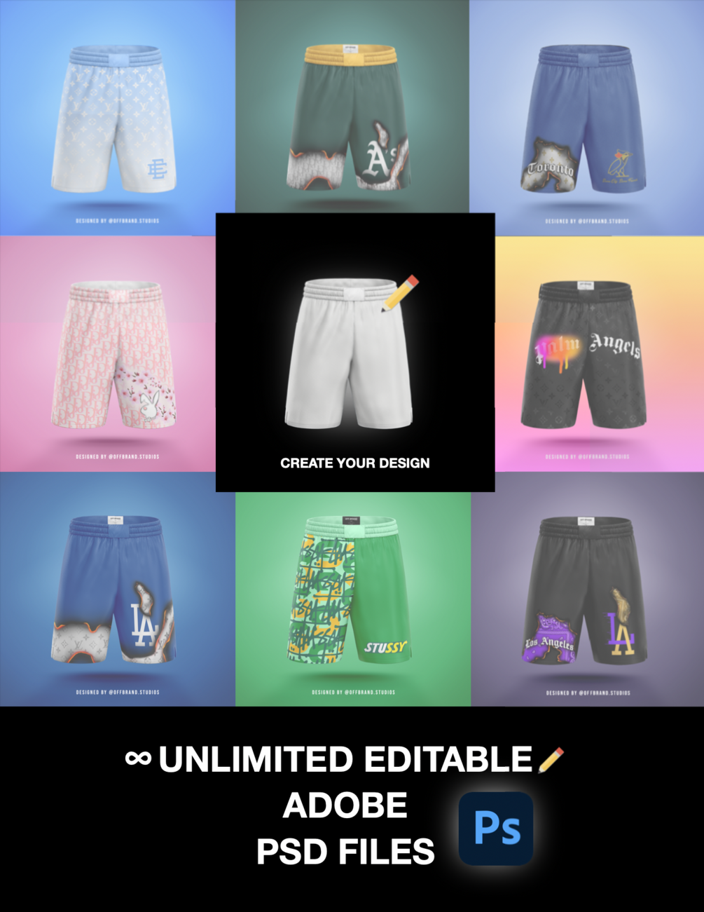 Professional Shorts Mockup