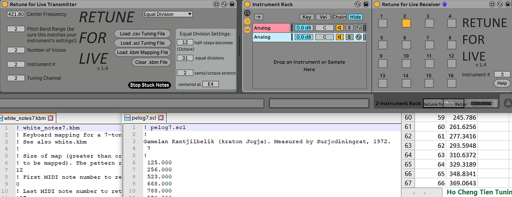 Retune for Live v 1.4