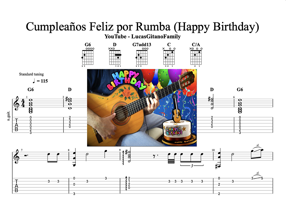 Cumpleaños Feliz por Rumba (Happy Birthday)