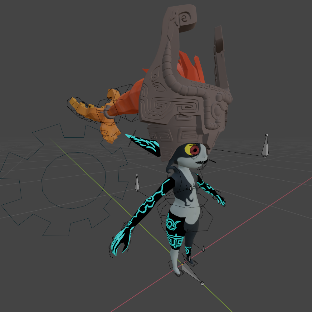 Free Blender model : Imp Midna