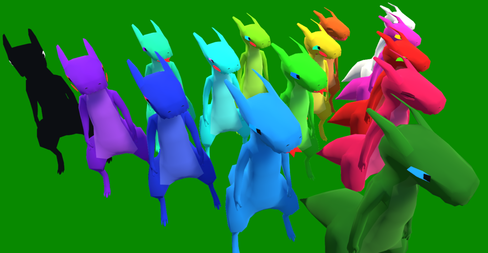 Low Poly Kobold (VRChat Avatar)
