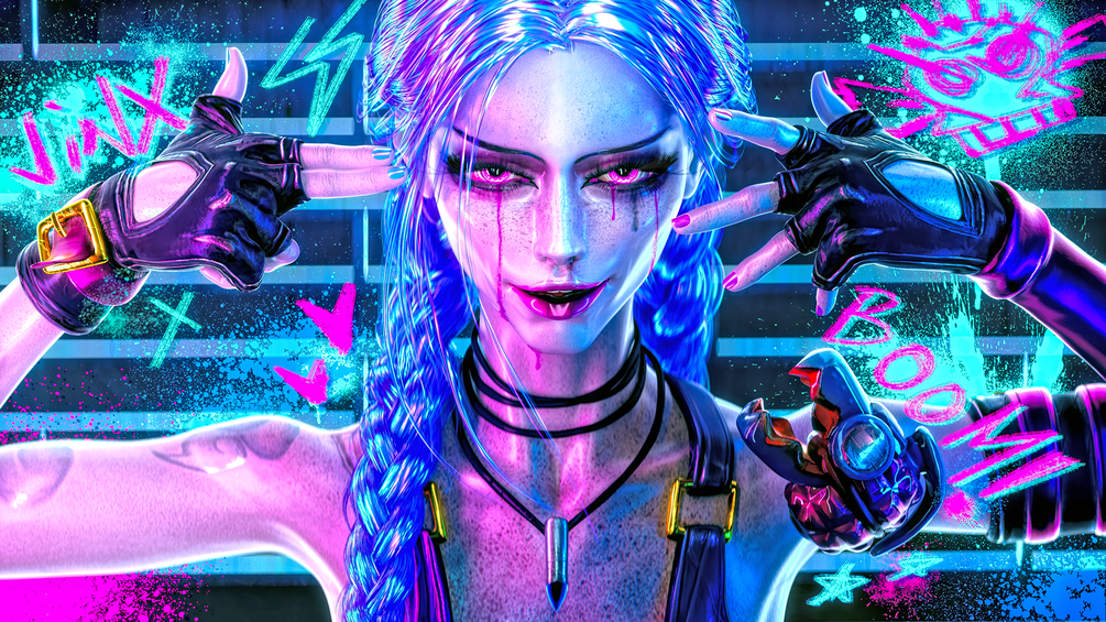 BOOM! Jinx Desktop Background