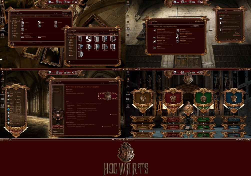 Harry Potter HOGWARTS Premium SkinPack