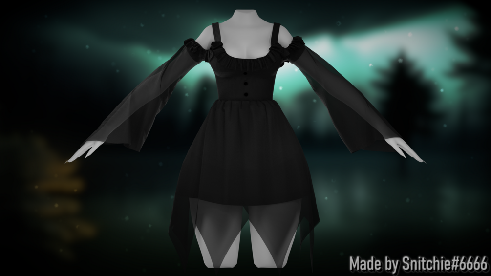 Goth Fairy Dress by Snitchie