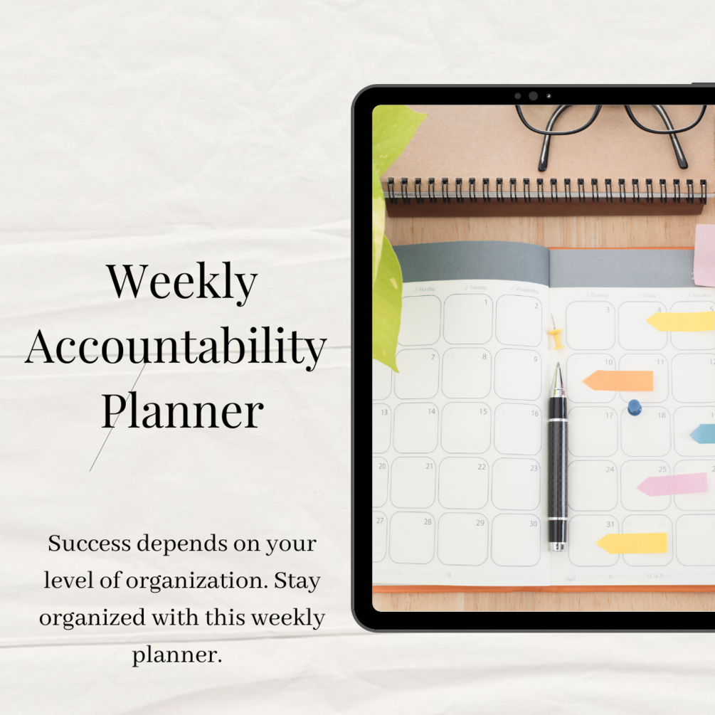 Weekly Accountability Planner