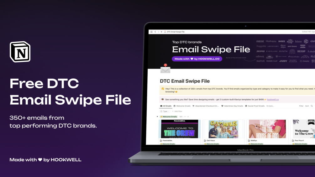 DTC Email Swipe File