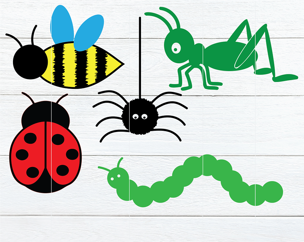 Cute Bugs SVG/Clip Art Bundle