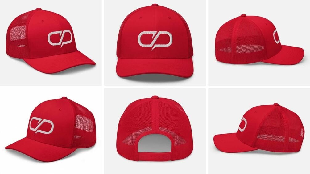 Coach Parry Trucker Cap - Red