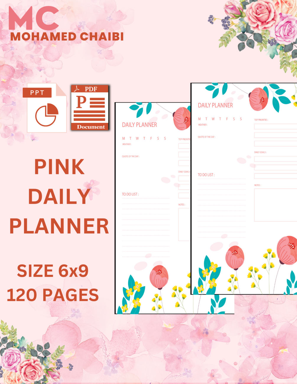 Non-Dated To Do List Planner Notebook, Daily Task Tracker with Wide ...