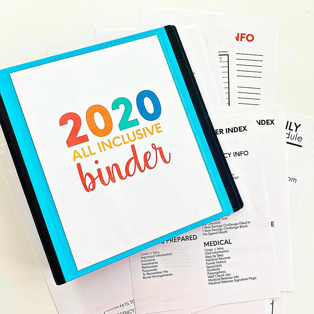 2020 All Inclusive Binder