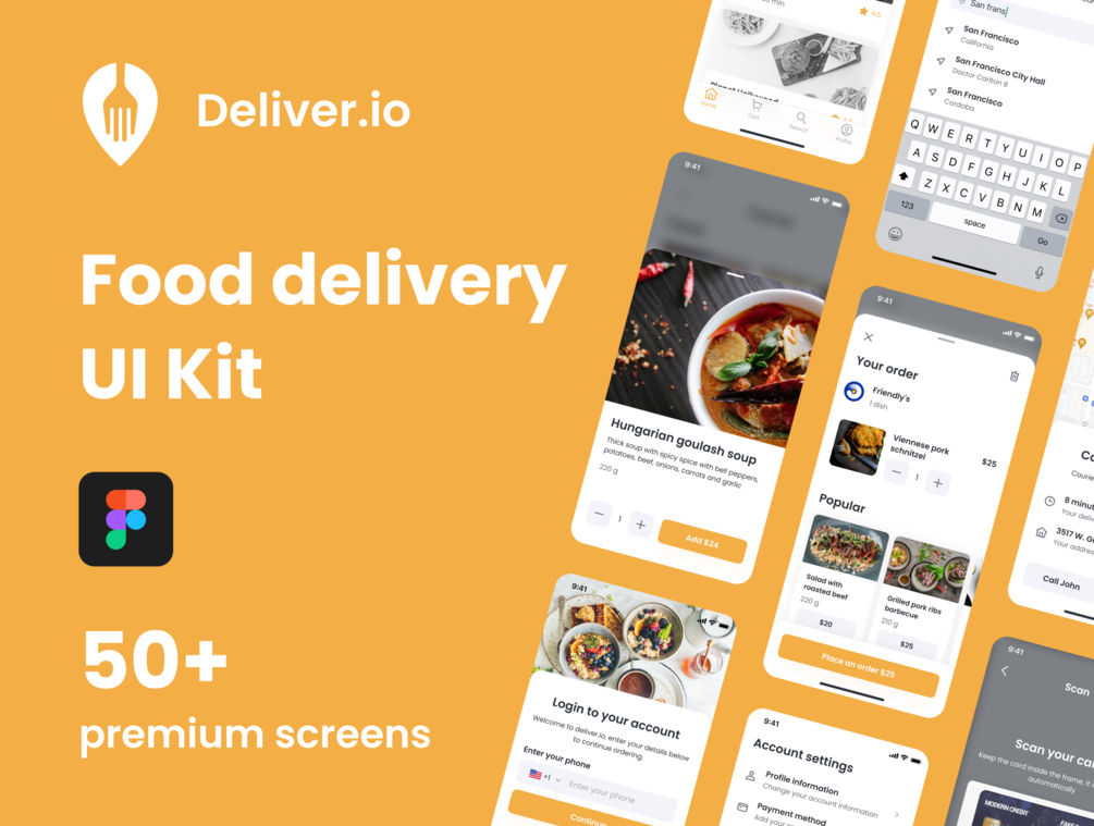 Deliver.io - Food Delivery Mobile App