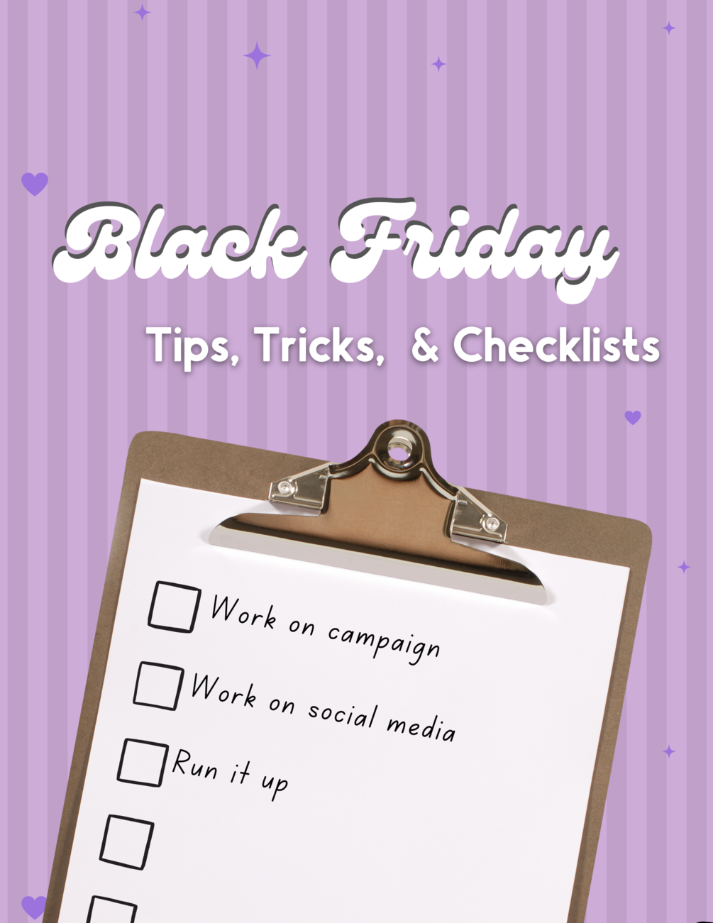 Black Friday Tips, Tricks, & Checklists
