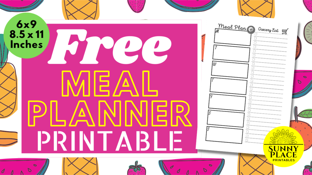 FREE Meal Planner Printable Download