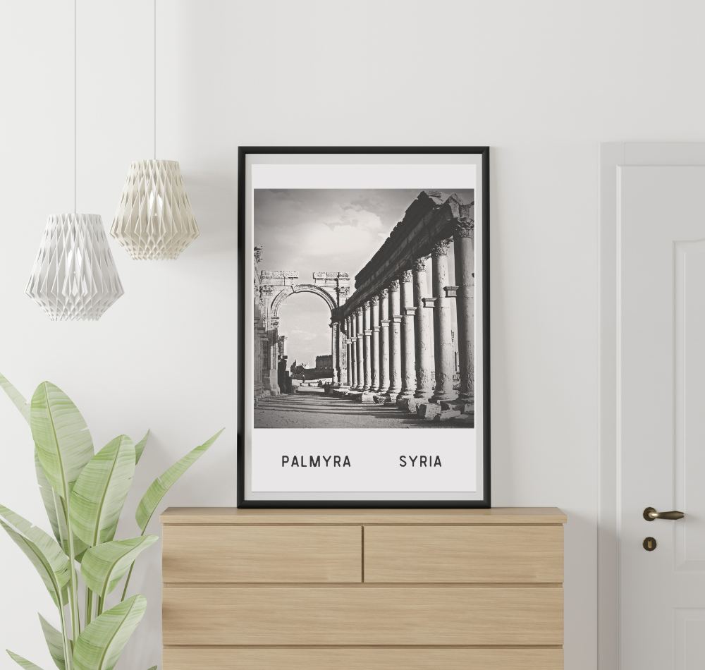 Ancient Palmyra, Roman City Vintage B&W - 6 files bundle Digital Print ...