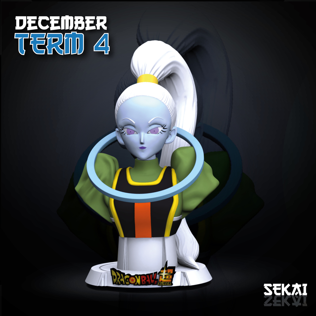 Vados Bust - Sekai 3D Models - Tested and Ready for 3D printing