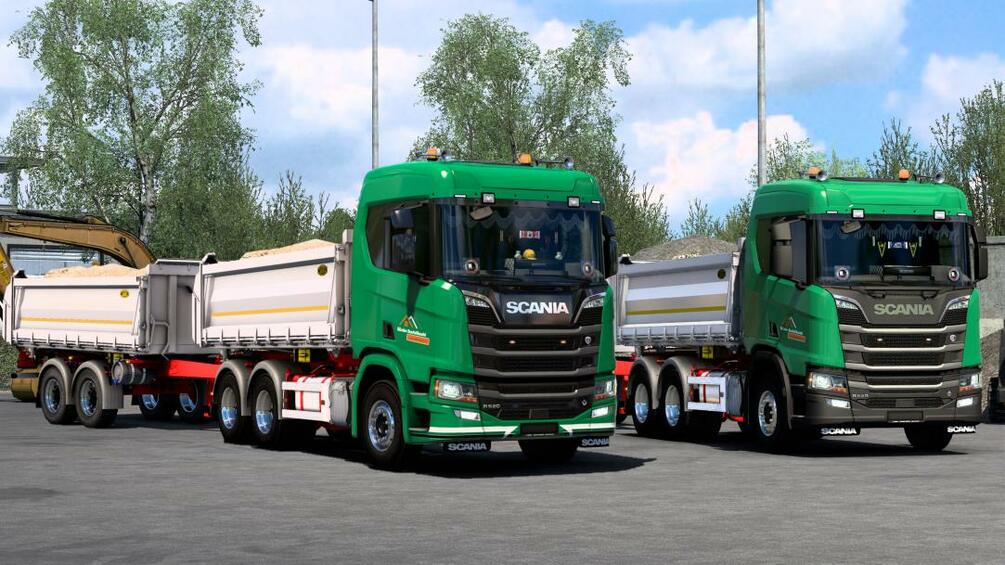 [ETS2] Scania PGRS Tipper Chassis Add-ons