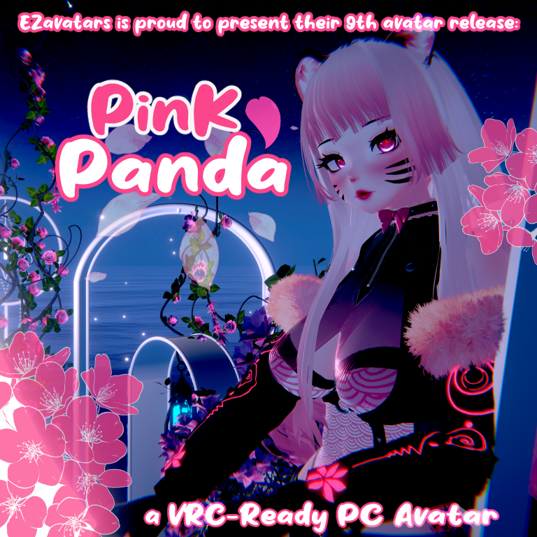 Pink Panda - PC 3.0 Avatar - Personal License Only