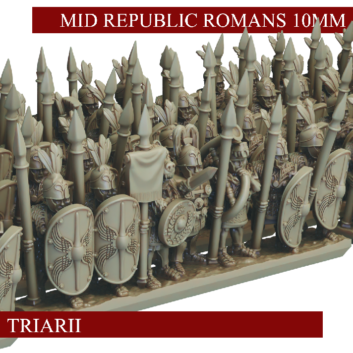 10mm Mid Republic Romans: Triarii