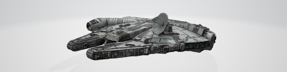 Free 3D Model: Millennium Falcon (Scanned)