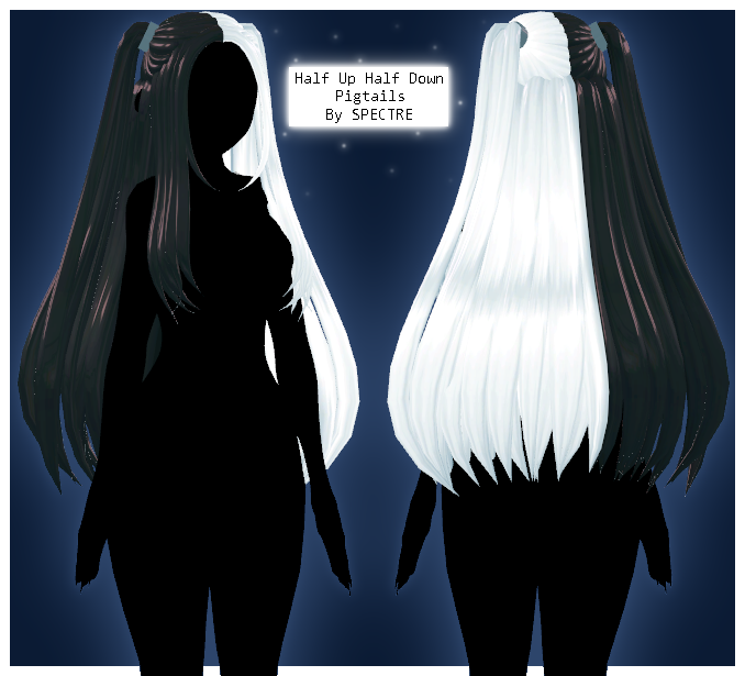 [VRChat] Half Up Pigtails (COMMERCIAL LICENSE)