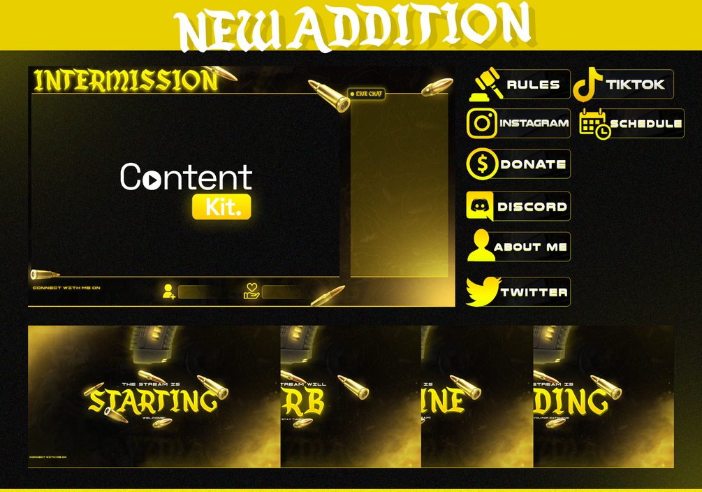 Bullet Stream Overlay Designs™