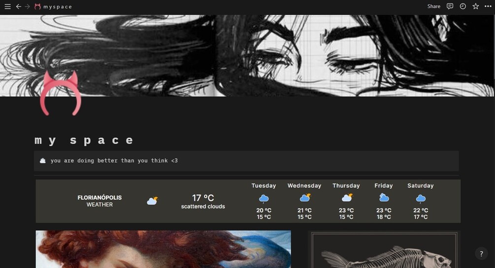 Horror/Dark Theme Template for Notion