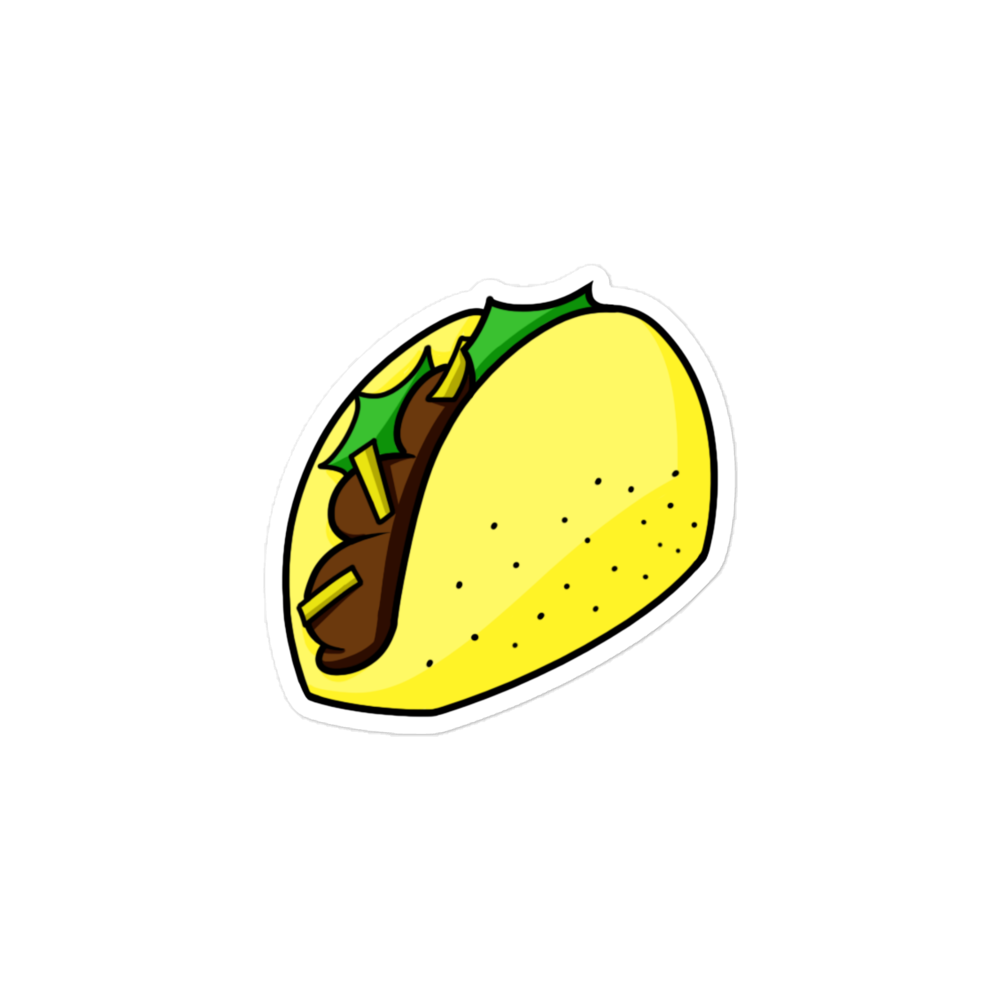Taco Sticker