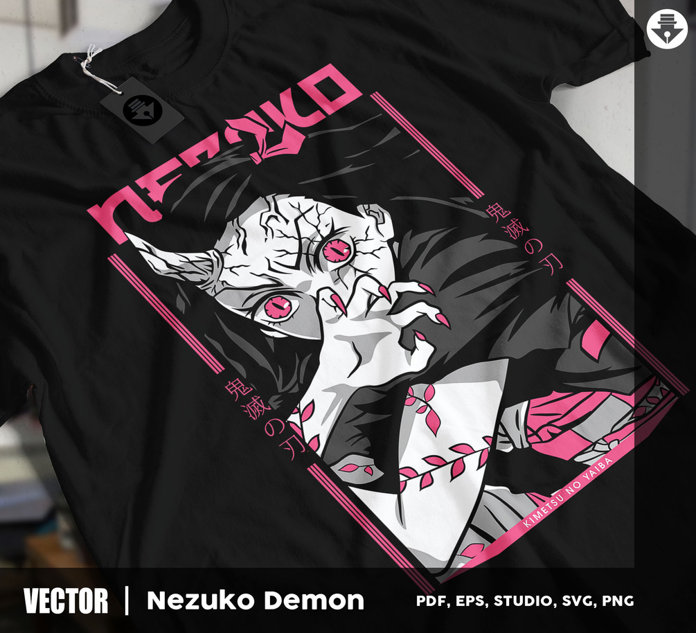 Vector Nezuko Demon