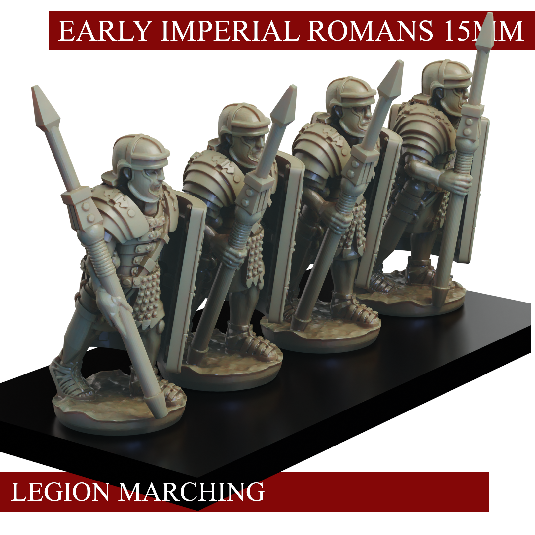 15mm Imperial Romans: Legionaries Marching