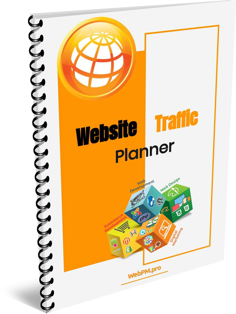 Website Traffic Planner With Fillable Worksheets Website Traffic Planner With Fillable Worksheets