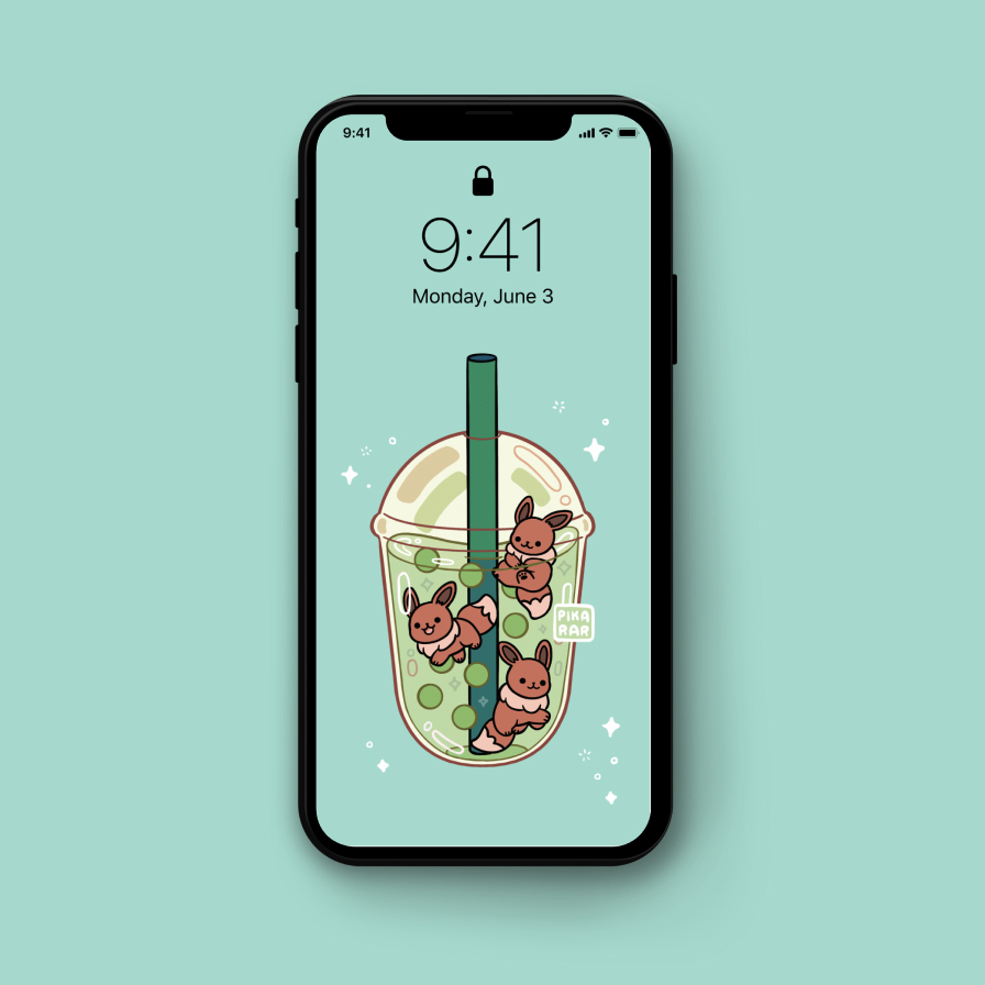 Eevee Boba Wallpaper