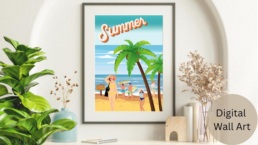 Summer Vibes - Wall Art