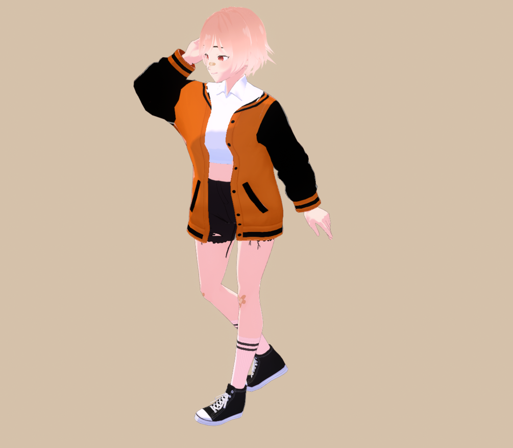 「VRCHAT」Comfy Skater Girl avatar!
