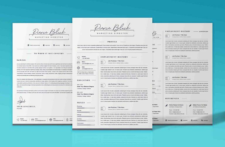 Vanguard Word Docs Resume Template