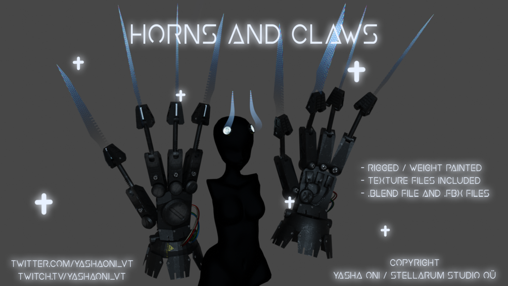 Cyber Demon Horns and Claws