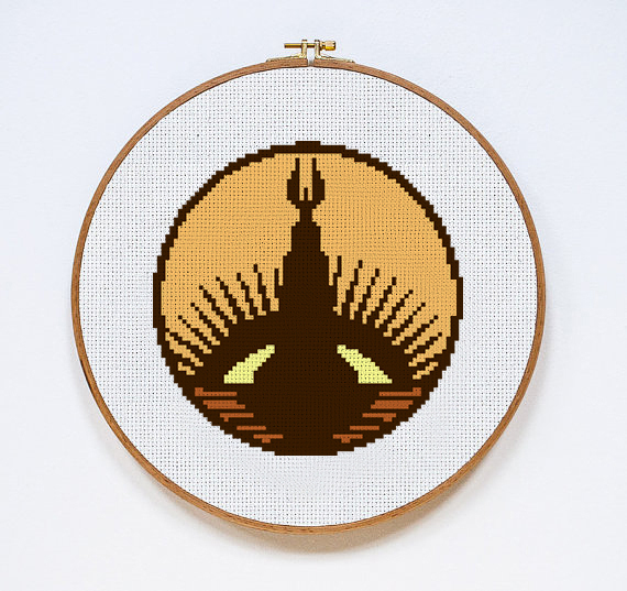 Bioshock Lighthouse Cross Stitch Pattern PDF File Download