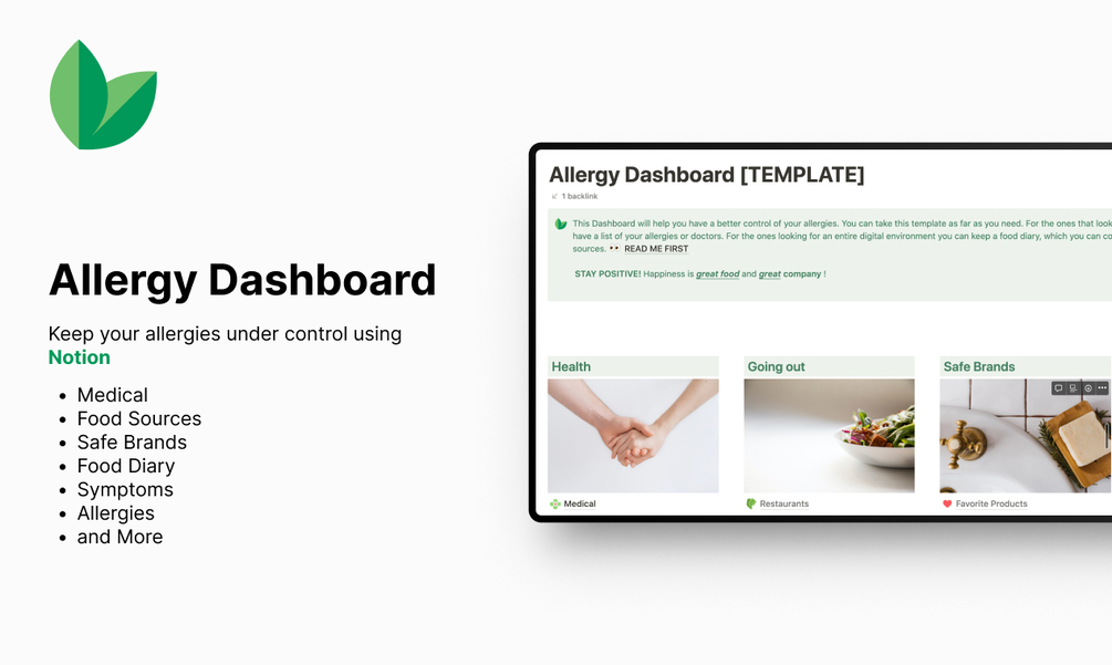Allergy Dashboard [TEMPLATE]