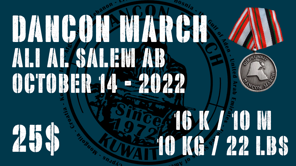 DANCON MARCH 2022 Ali Al Salem Air Base