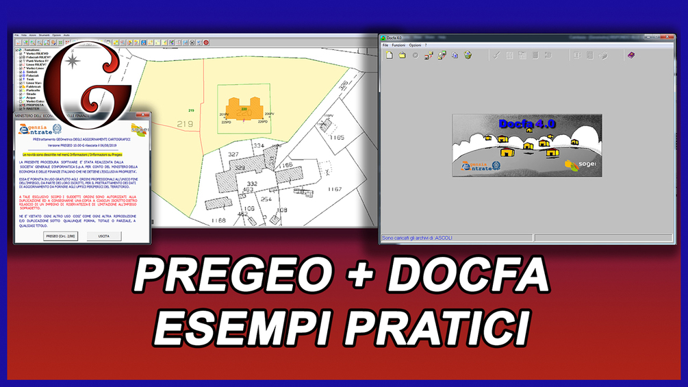Pregeo + Docfa: Casi pratici