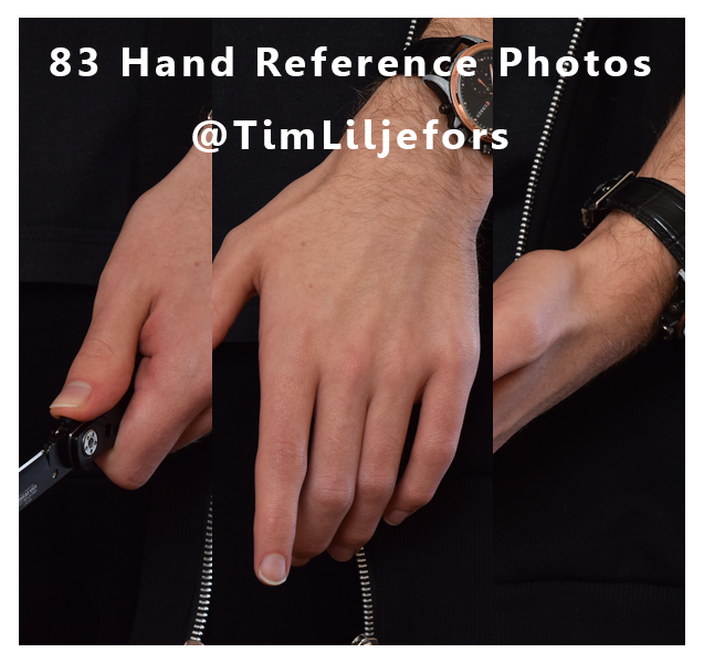 83 Hand Reference Photos