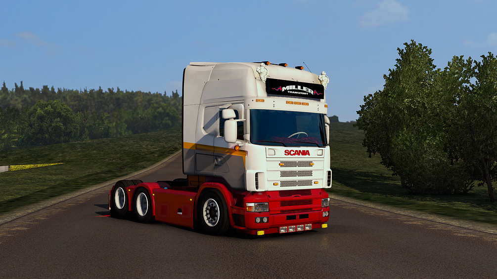 Scania R4 red&white